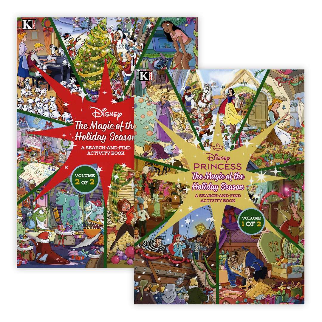 Disney Christmas Search & Find Puzzle Books - 2 Volumes | DollarDays