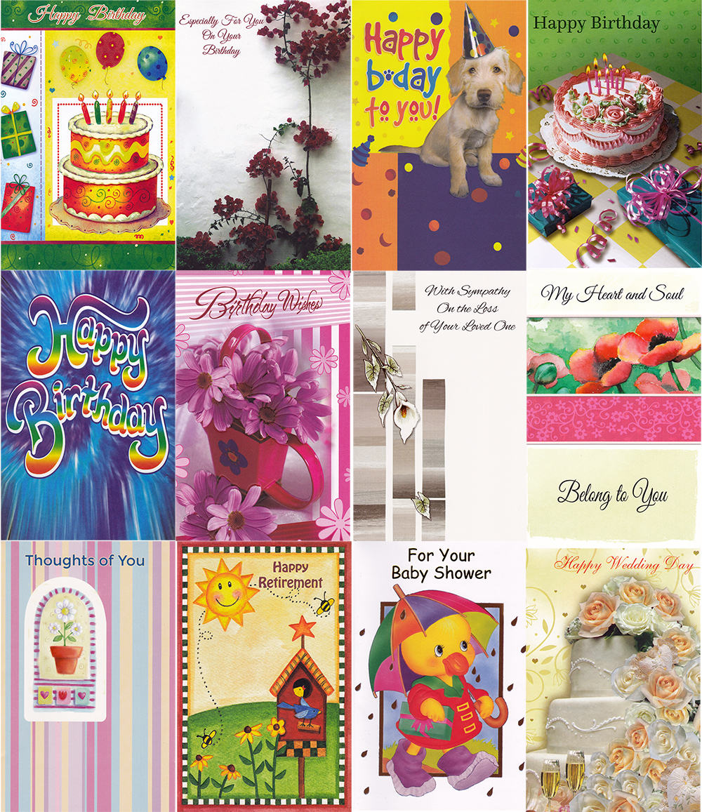 Wholesale 432 Assorted Cards For All Occasions SKU 2347695 DollarDays