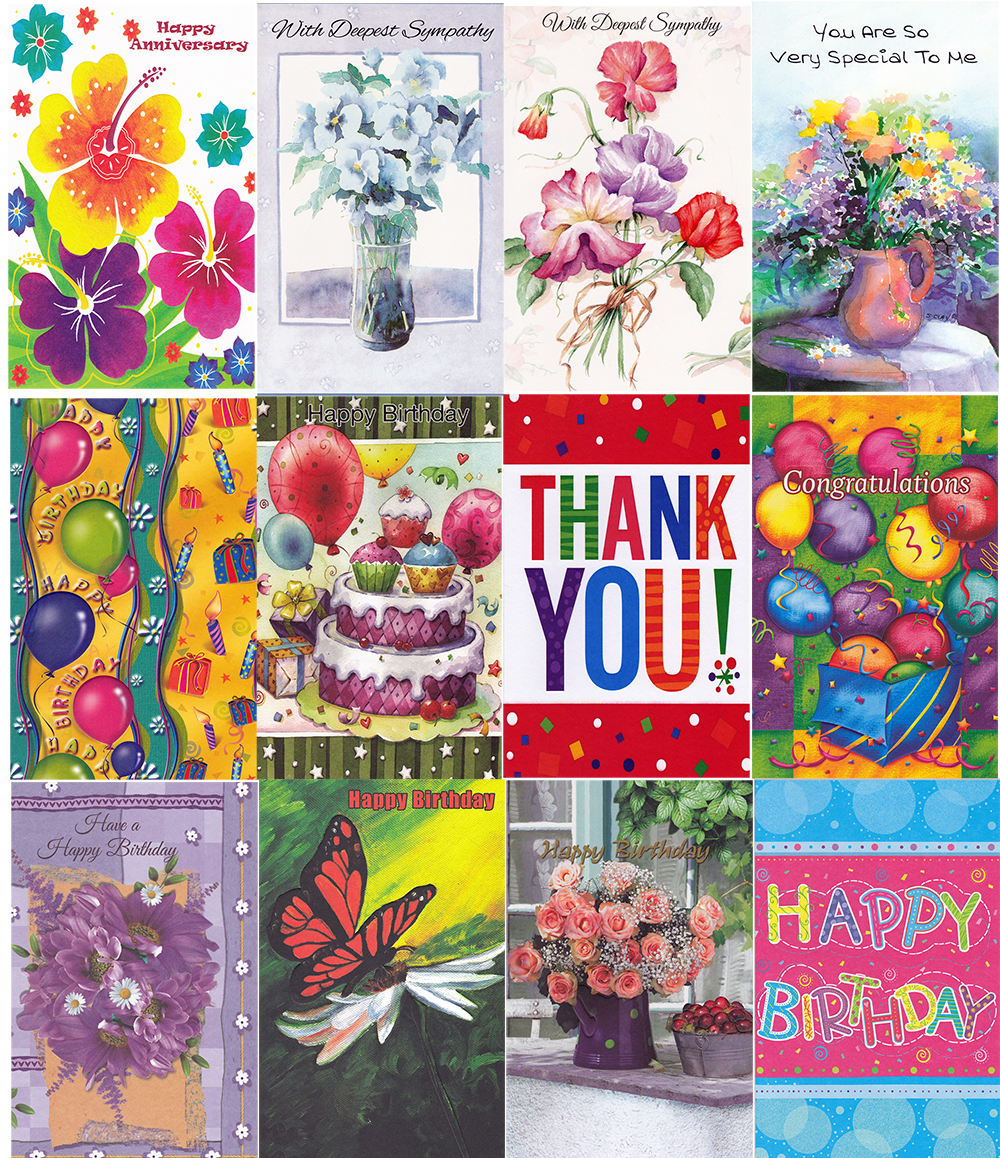 Wholesale Assorted All Occasion Cards 288 Pack DollarDays Wholesale Assorted All Occasion Cards 288 Pack DollarDays