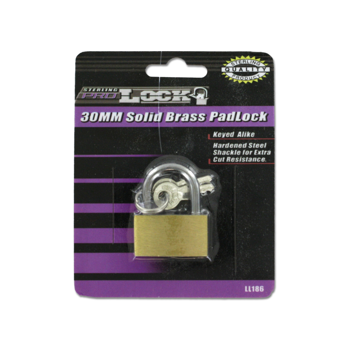 Wholesale 30 mm Solid Brass Padlock with Keys | DollarDays Wholesale 30 mm Solid Brass Padlock with Keys | DollarDays