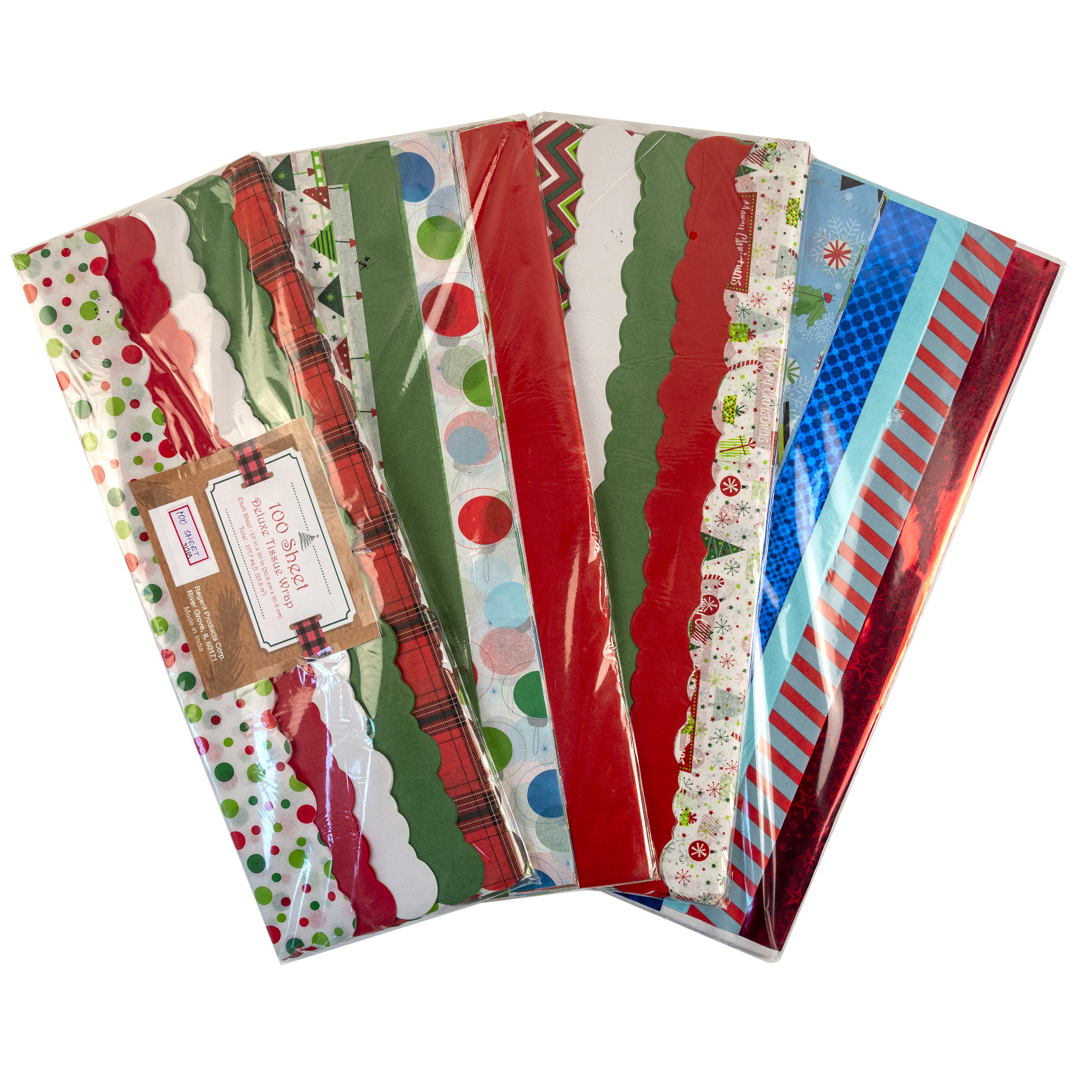 Wholesale 100 Sheet Deluxe Christmas Tissue Paper Assorted wholesale-100-sheet-deluxe-christmas-tissue-paper-assorted
