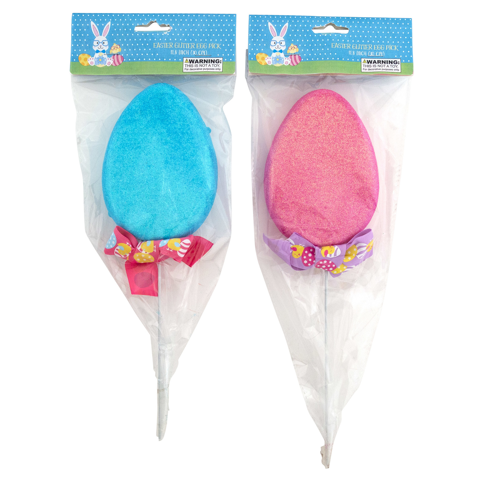 Wholesale Glitter Easter Egg Pick Dollardays