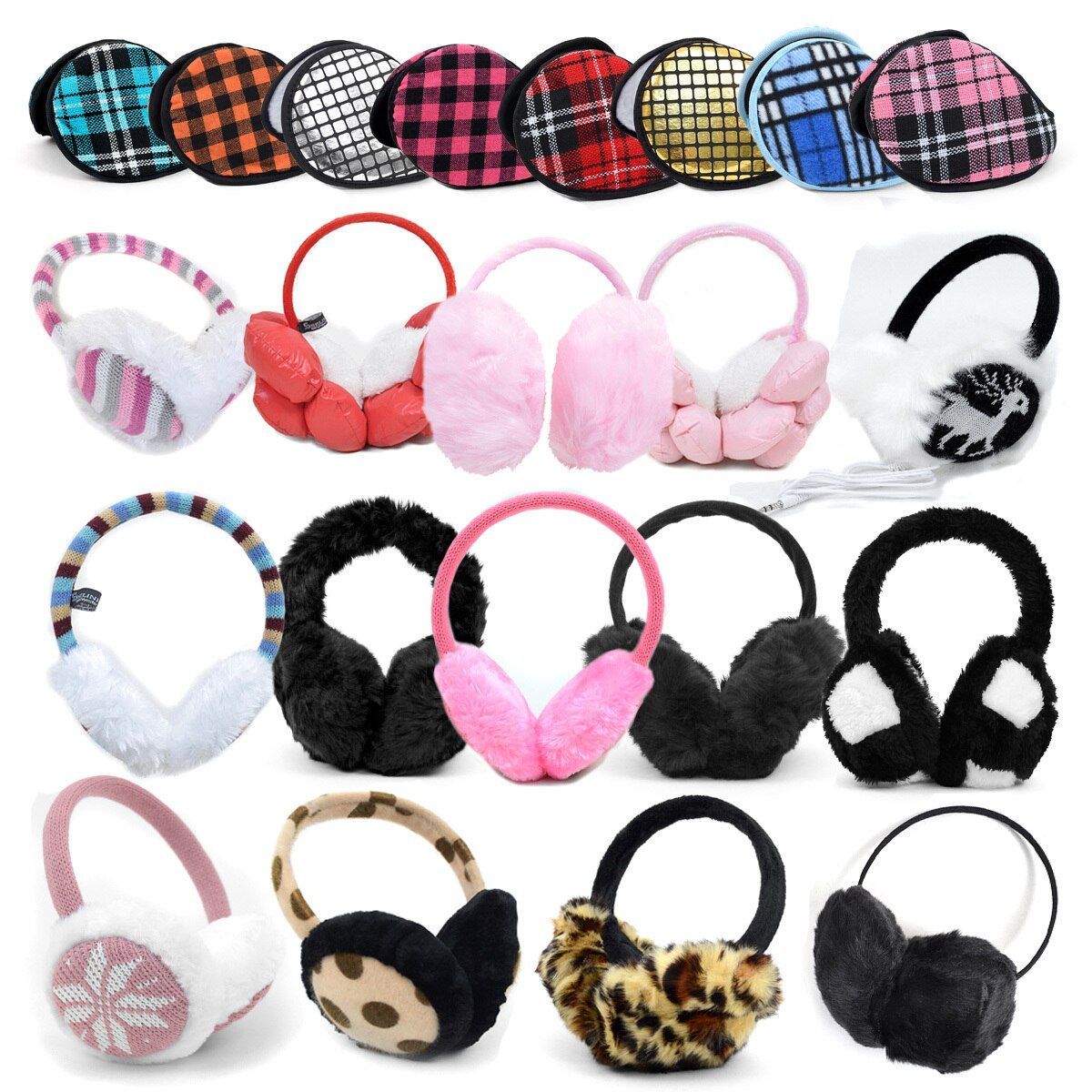 Wholesale Adult Winter Ear Muffs Assorted Styles Dollardays