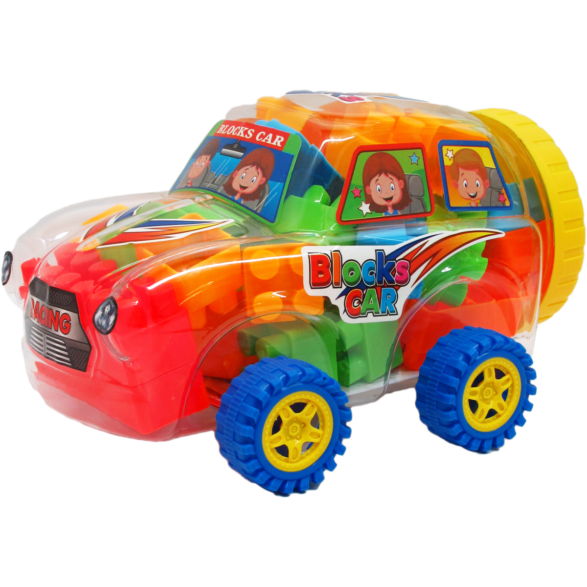 Wholesale Car Blocks Playsets - 38-Pieces, Assorted