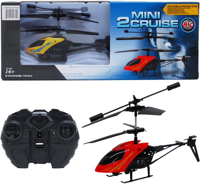 Wholesale Remote-Control Helicopters - Assorted Colors, 6.75"