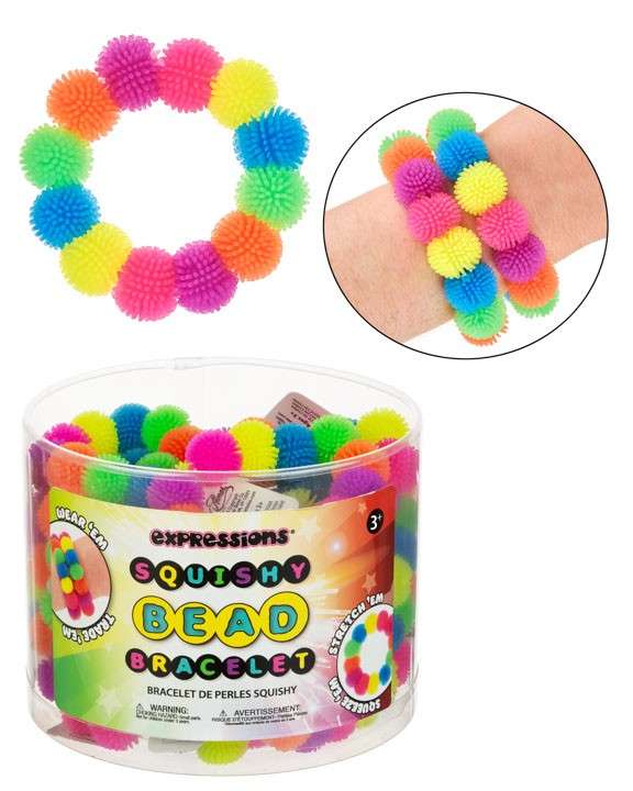 Squishy Bead Squeeze Ball Bracelets | DollarDays