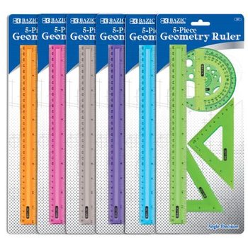 Wholesale Math Tools - Wholesale Protractors - Wholesale Plastic Rulers ...