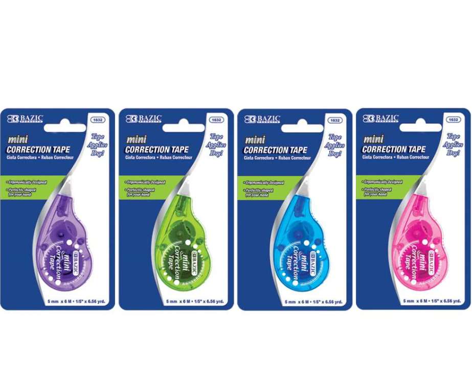 Mini Correction Tapes - Assorted | DollarDays