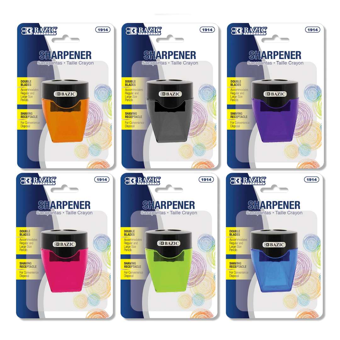 Wholesale Dual Blade Sharpeners in Assorted Colors - DollarDays