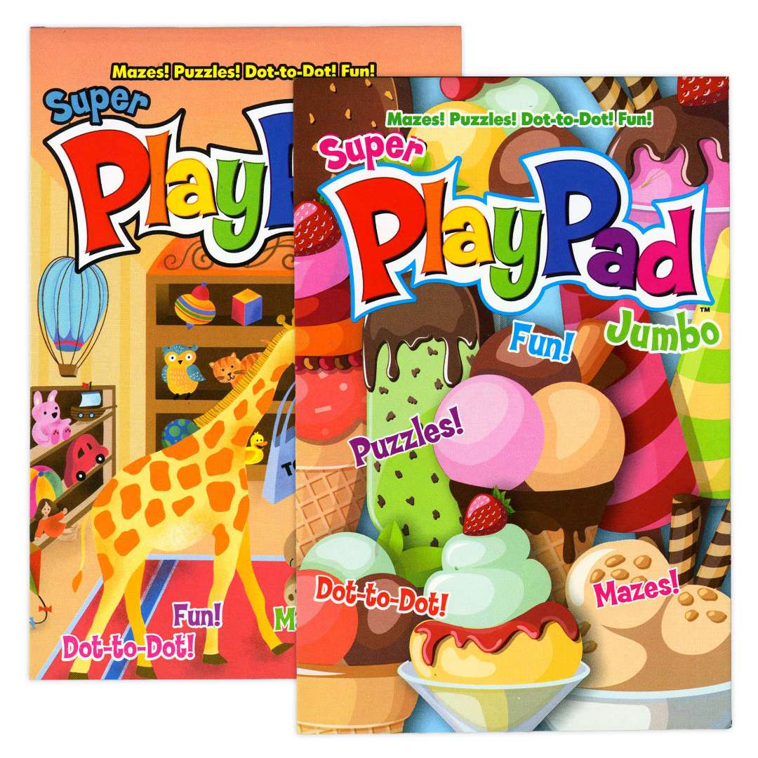 Wholesale Super Jumbo Play Pads - Digest Size, 2 Vol | Bulk Books