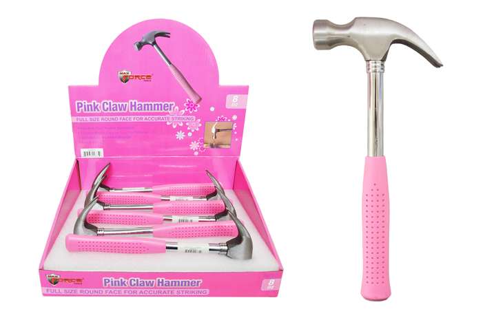 Wholesale Claw Hammers, Pink, 8oz. at a Low Price! | DollarDays