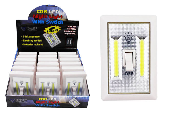 Wholesale COB LED Night Lights w/Switch