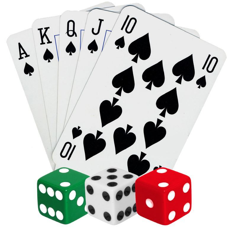 Wholesale Playing Card & Dice Sets - 52 Cards/3 Dice