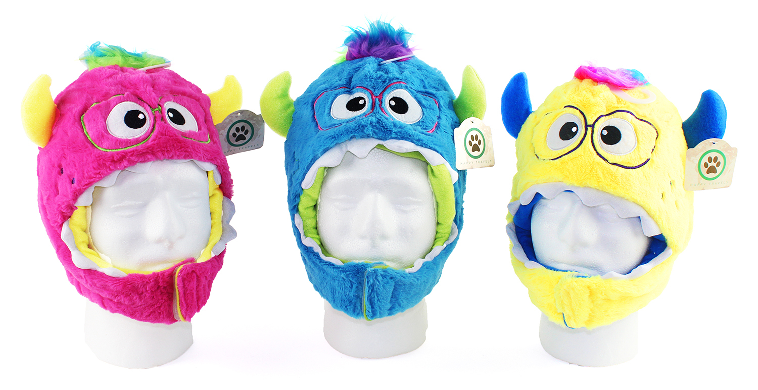 Wholesale Children's Plush Monster Hats with Chin Strap (SKU 2128064 ...
