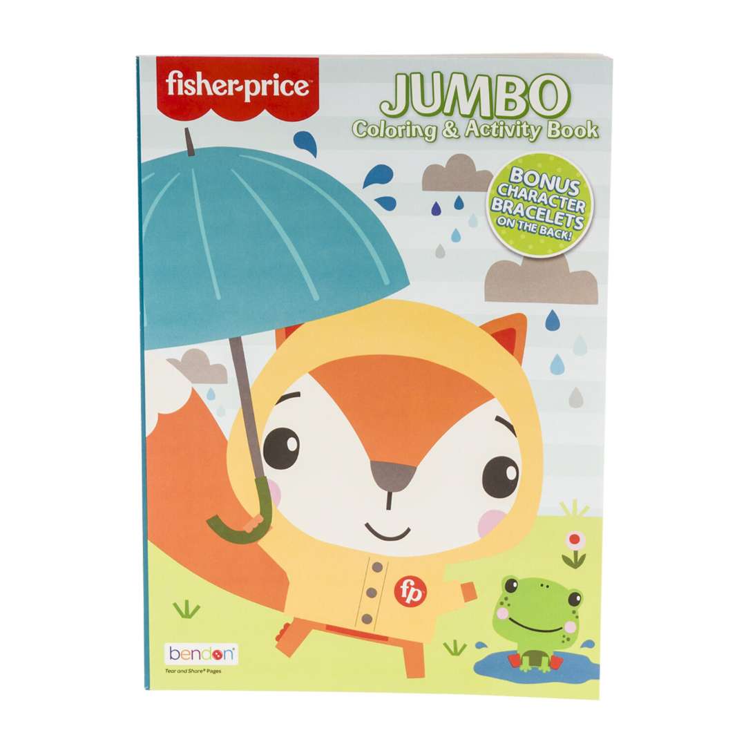 Wholesale Fisher Price Jumbo Coloring & Activity Books - 80 Pages