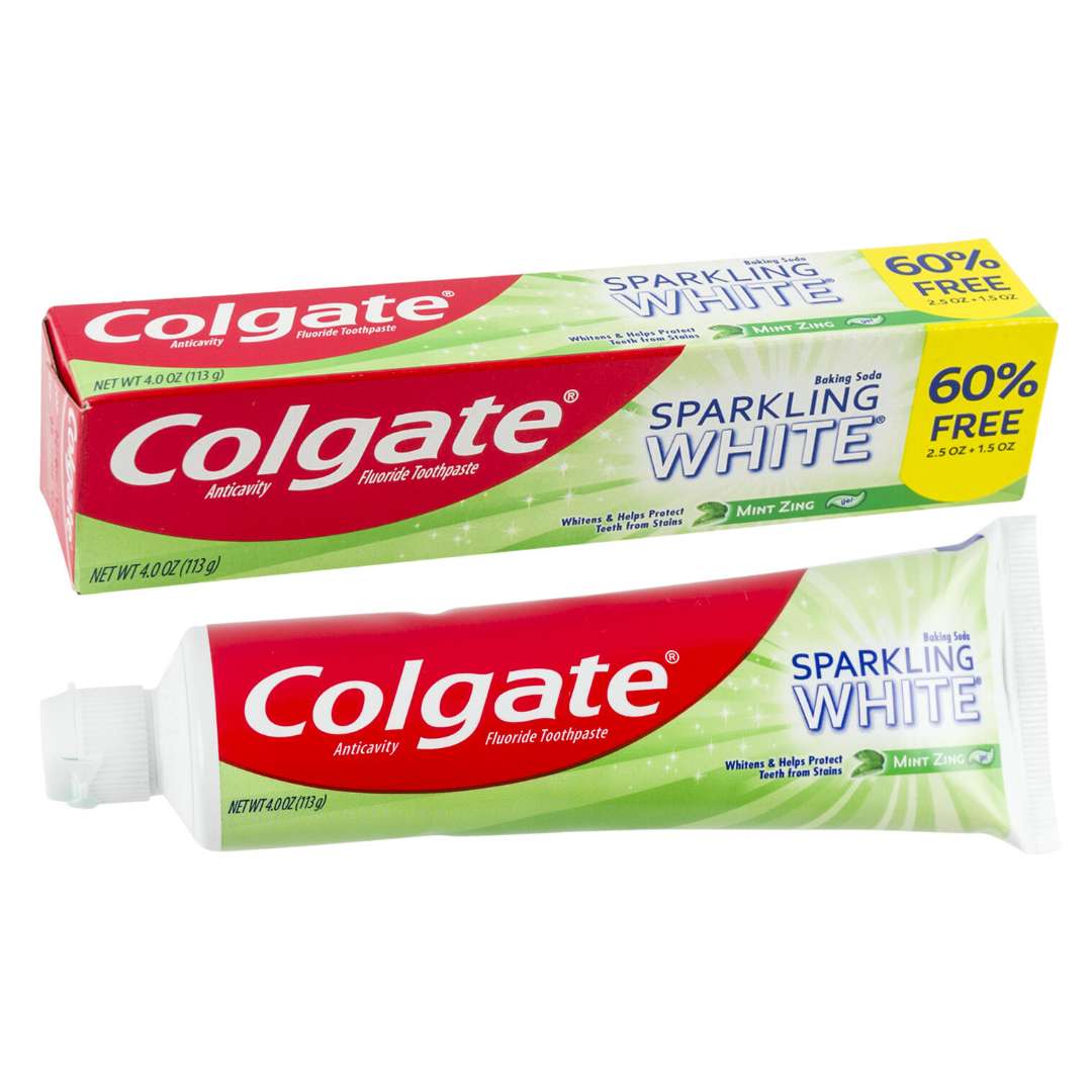 Wholesale Colgate Sparkling White Toothpastes, 4 oz - DollarDays