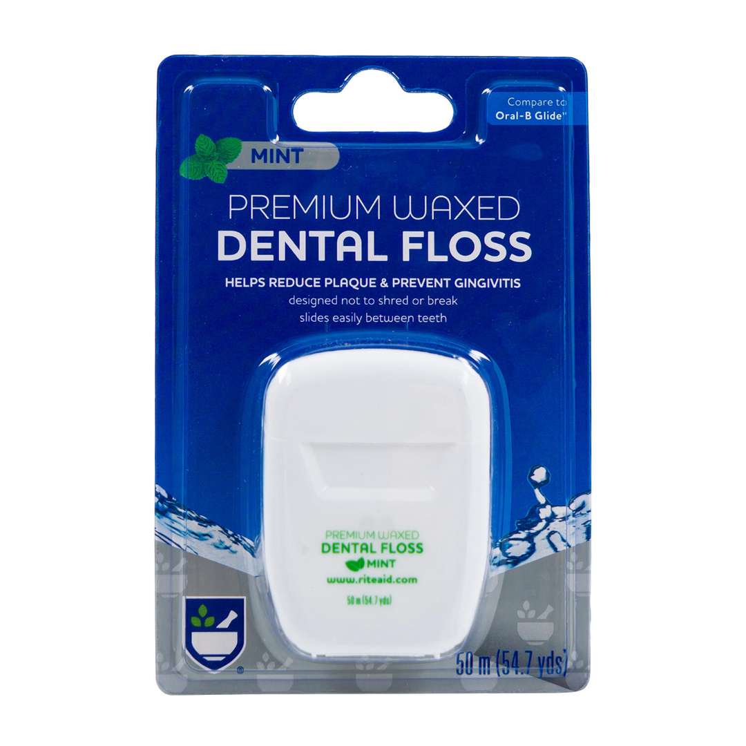 Premium Mint Waxed Dental Floss - 54.7 Yards | DollarDays