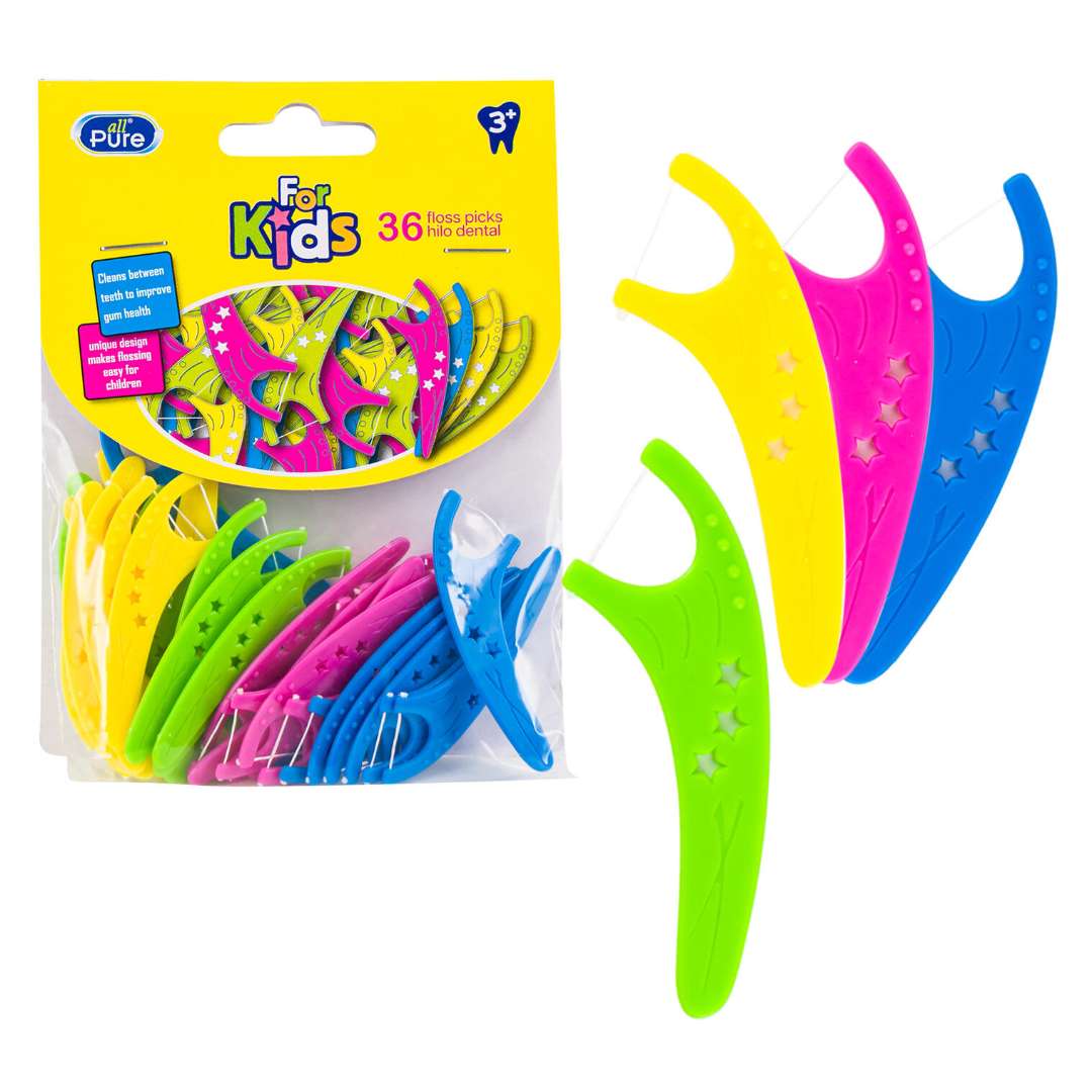 Wholesale Multicolor Tooth Flossers, 36 Count - DollarDays