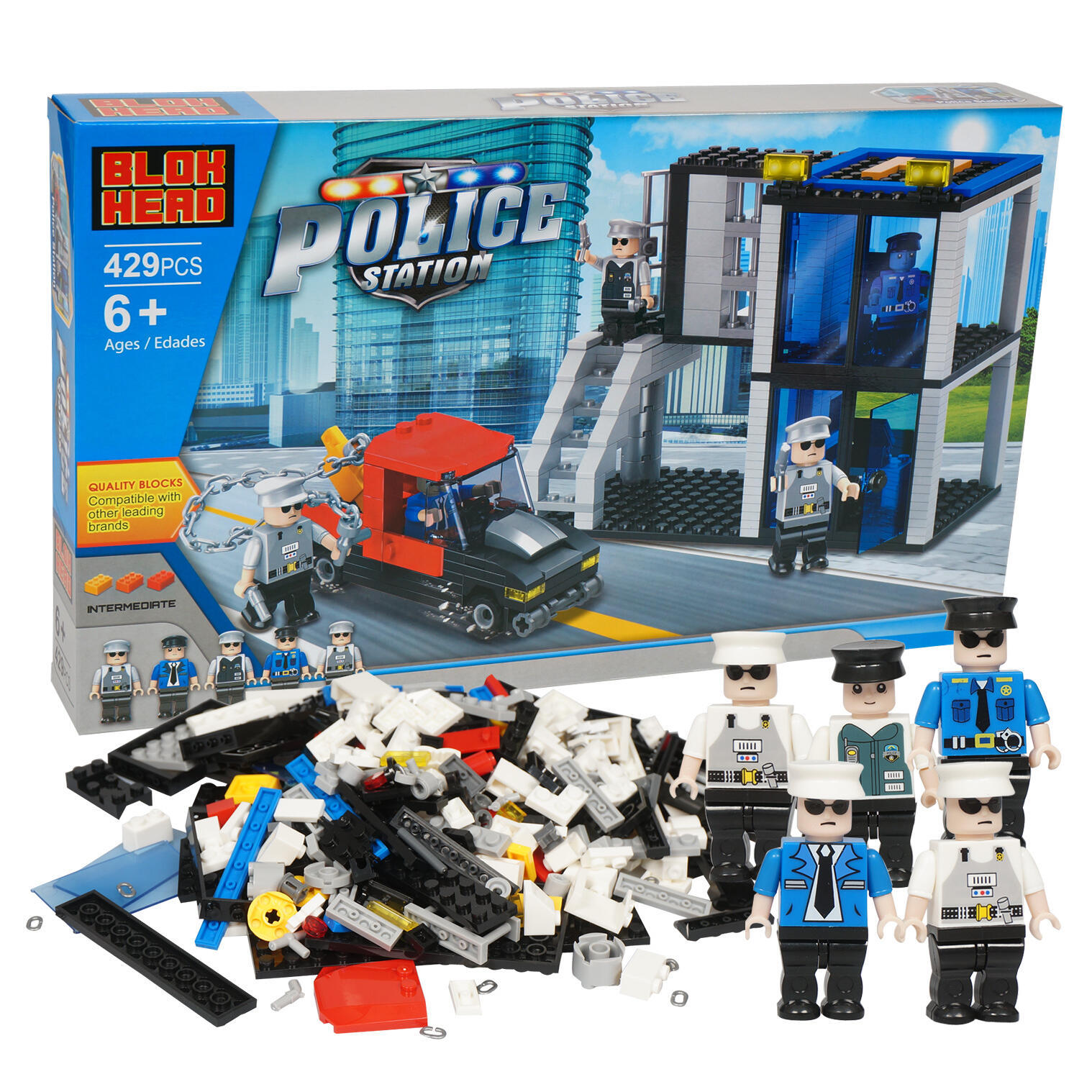 Wholesale Police Station Building Brick Playsets - 429 pcs