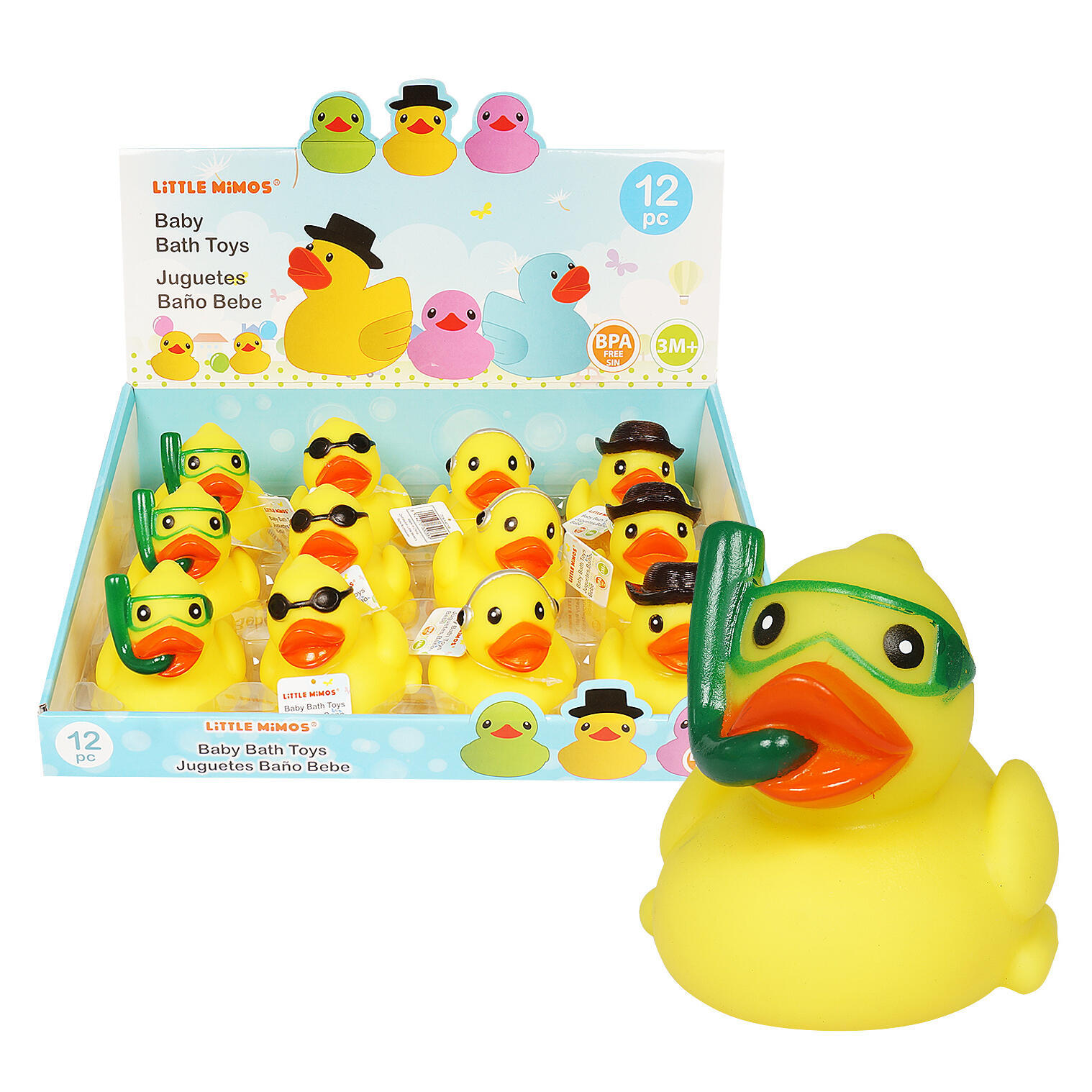 Wholesale Rubber Ducky with Hats Bath Toy in Display (SKU 2349571 ...
