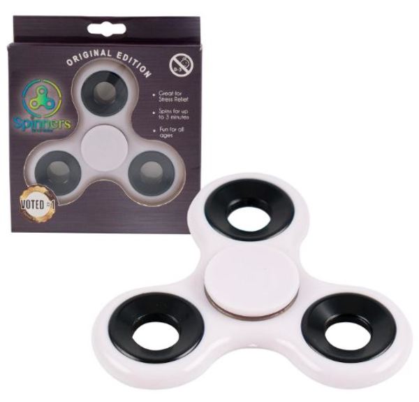 Bulk Fidget Spinners - White, 192 Count