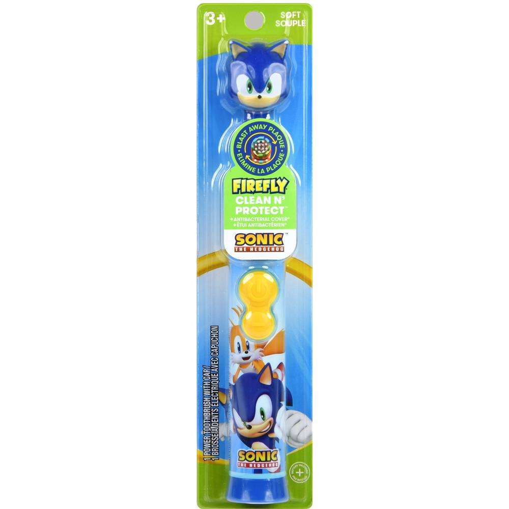 Kids Battery Powered Electric Toothbrush with Cap - Sonic the Hedgehog