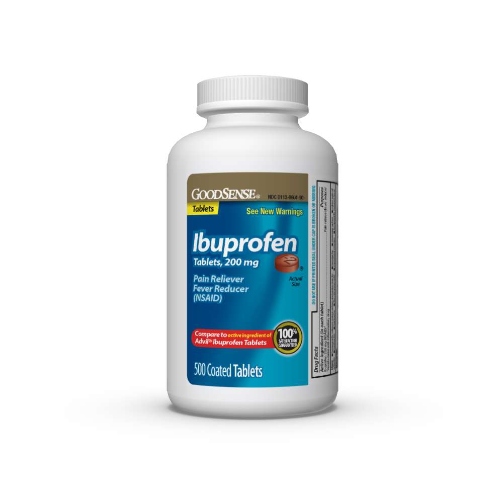 Wholesale Ibuprofen Tablets - 200mg, 500 Count - DollarDays
