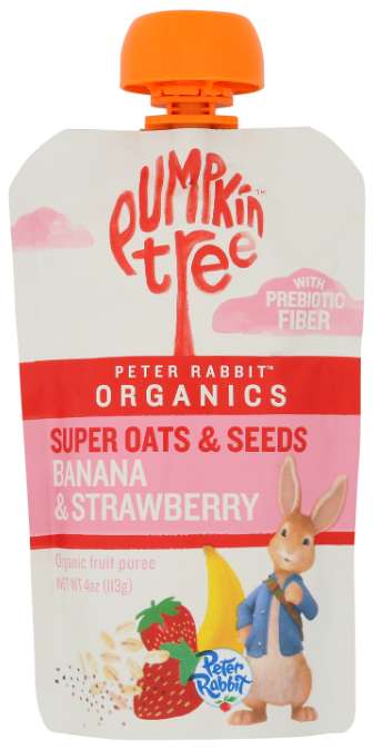 Peter Rabbit Baby Food - Banana Strawberry, 4 oz