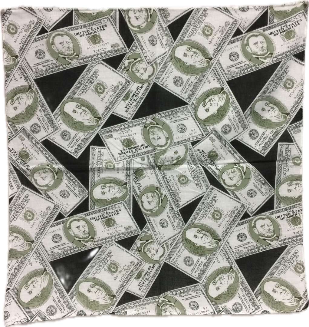 Wholesale Money Print Bandanas