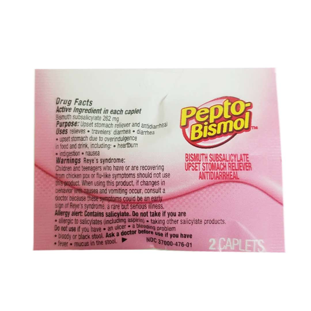Wholesale Pepto Bismol® Packets, 2 Caplets