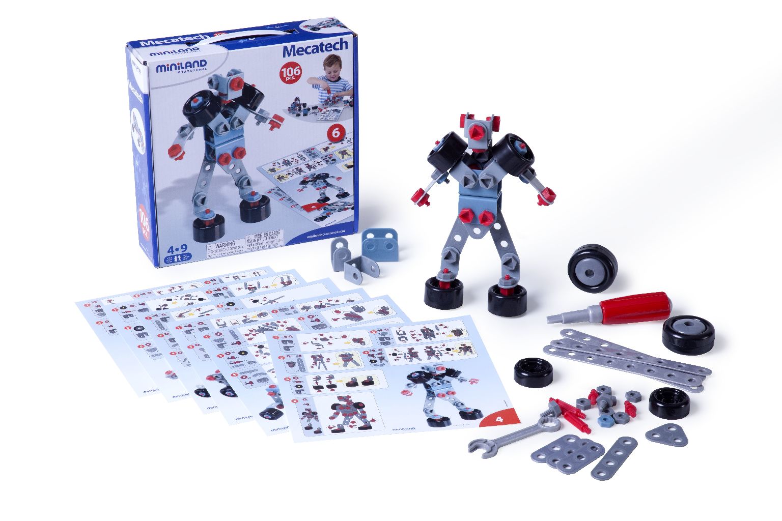 Wholesale Buildable Robot Kits - 106-Piece, Age 4+