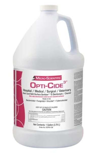 Wholesale EPA List N Opticide3 Disinfectant Cleaner 1 Gallon