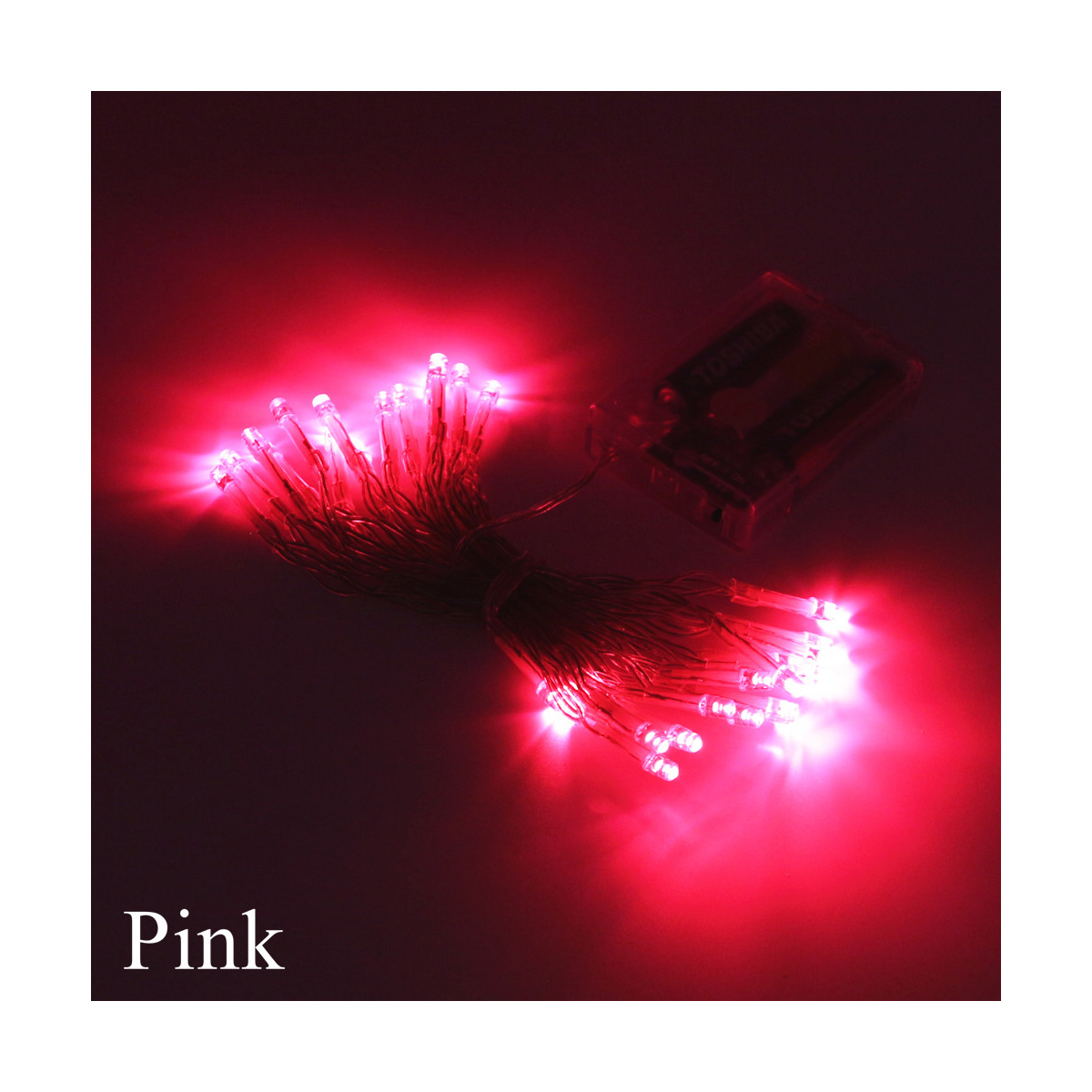 Wholesale 30 LED String Light Battery Operated - Pink (SKU 2344201 ...