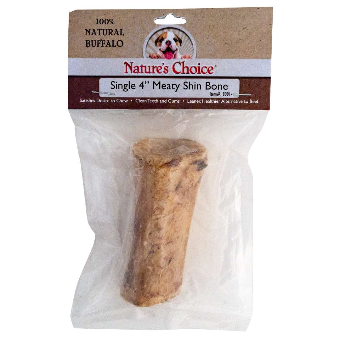 Bulk Dog Meaty Buffalo Shin Bone Chews, Leaner & Healthier