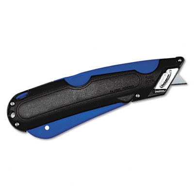 Wholesale Box Cutter Knife w/Shielded Blade Black/Blue | DollarDays