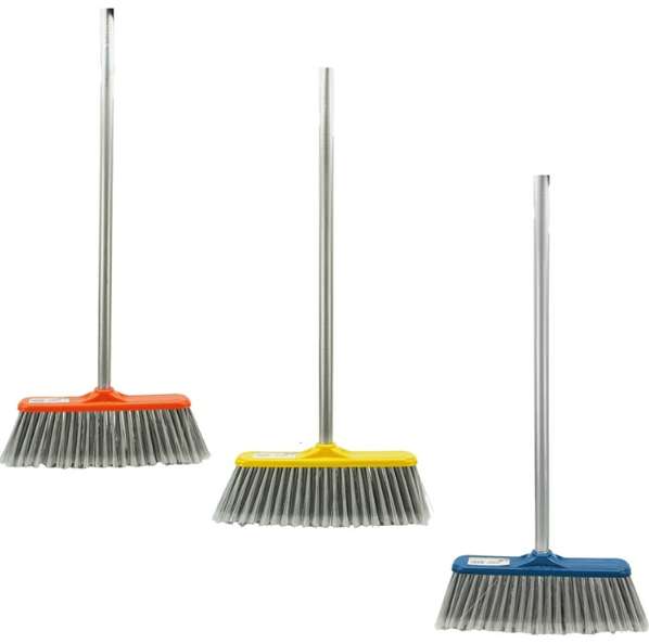 Wholesale Bonita Home Upright Brooms, Assorted | DollarDays