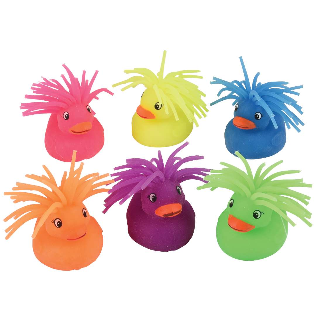 Wholesale Puffer Duck Stress Toys, Assorted, 2"