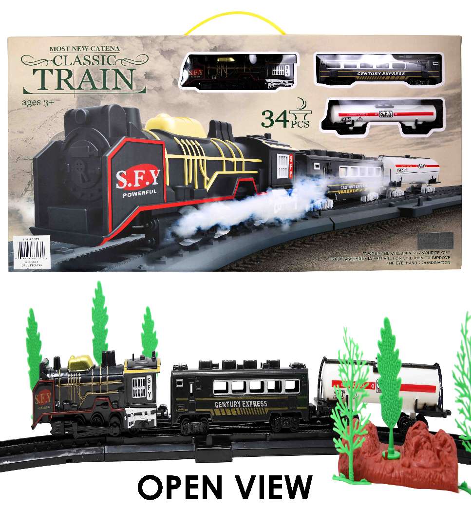 Wholesale Classic Train Sets, 34 Pieces