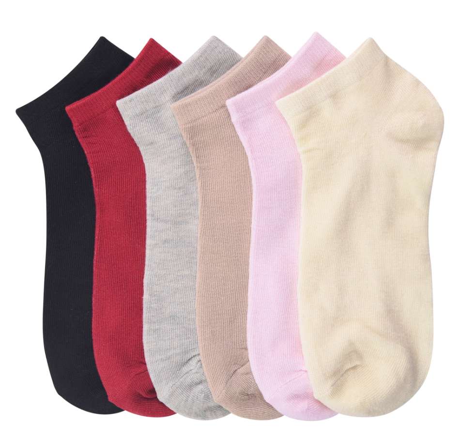 Women's Spandex Socks, Assorted Colors